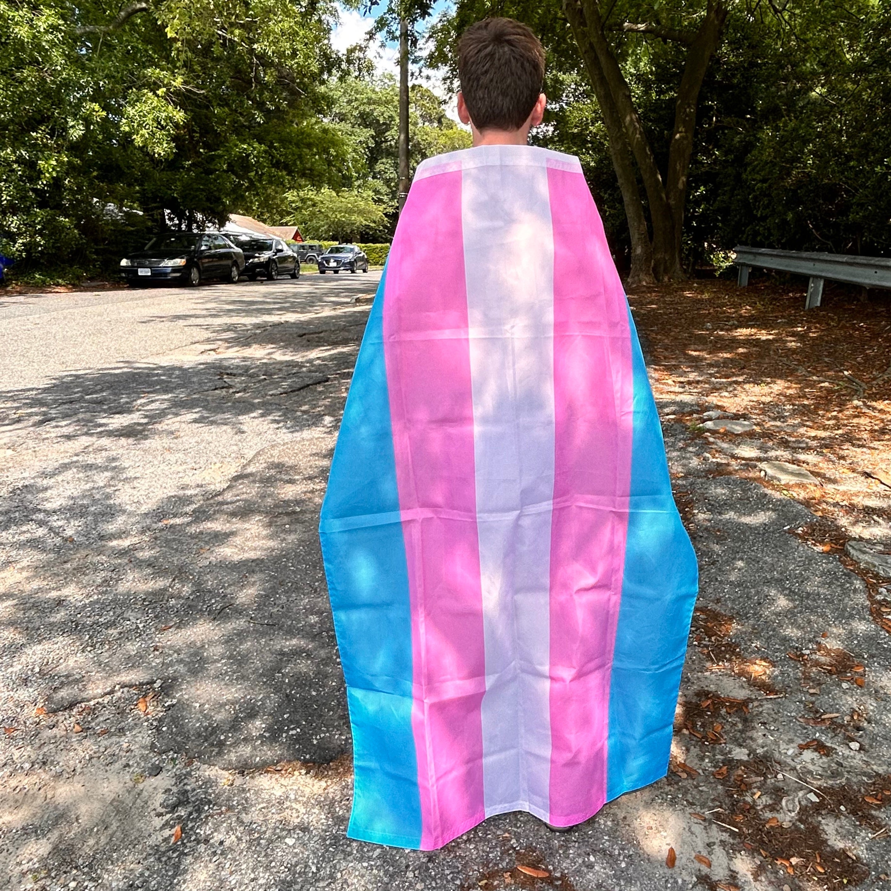 Transgender PRIDE FLAG/CAPE | Norfolk Candle Co.