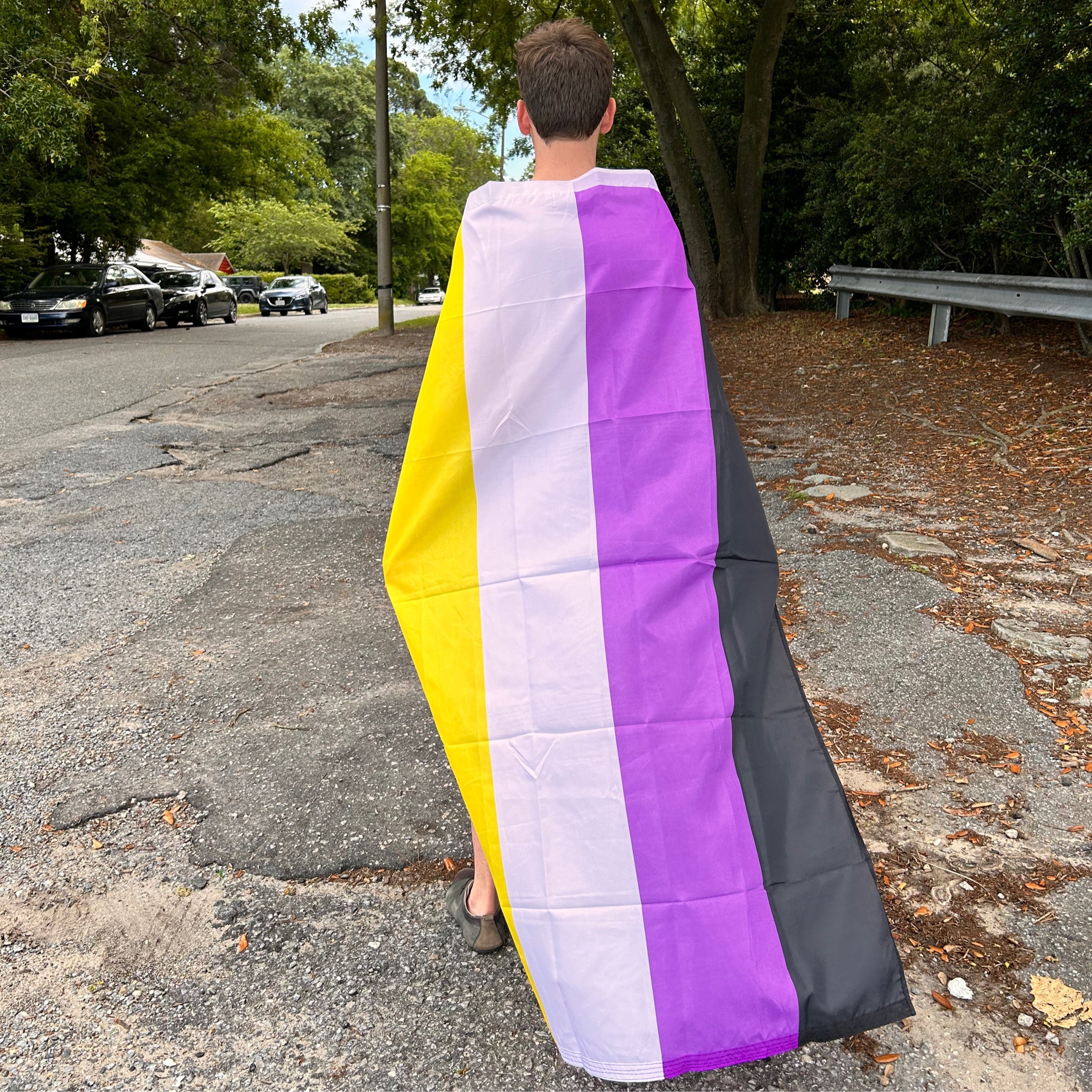 Non-Binary PRIDE FLAG/CAPE | Norfolk Candle Co.